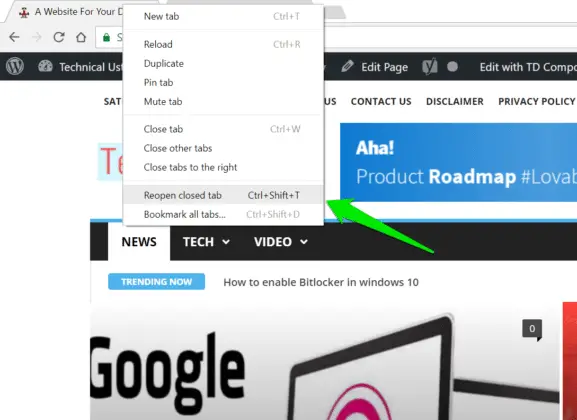 How To Resume Last Browsing Session In Any Browser - Technical Ustad