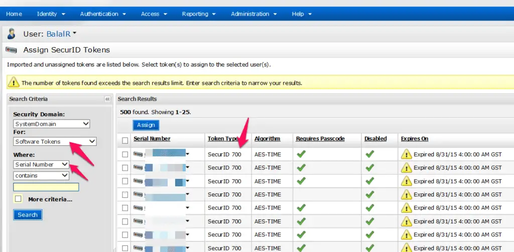 How To Assign Tokens To User In Rsa Authentication Manager