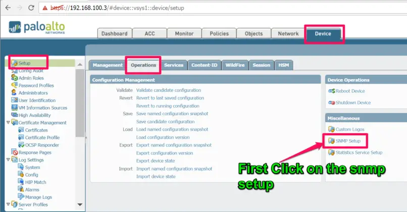 Backup Palo Alto Configuration with SolarWinds NCM