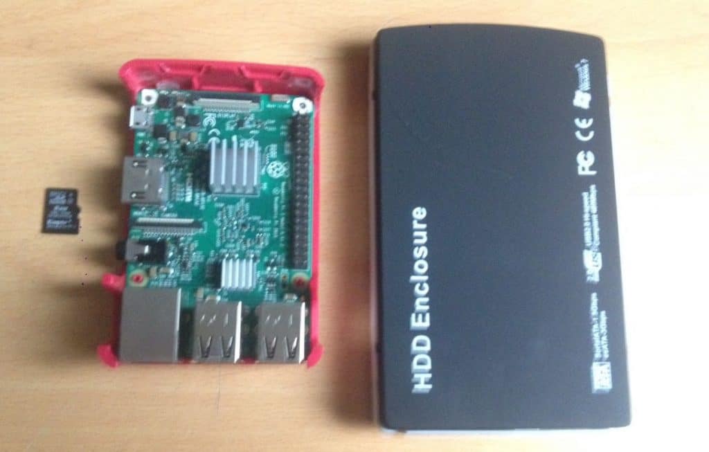 Turn USB Hard drive into network storage disk with Raspberry
