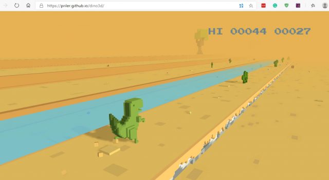 How To Play Chrome Dinosaur Game in Full Screen [2025]