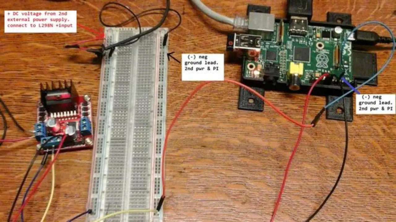 How to Control L298 Controller with Raspberry Pi