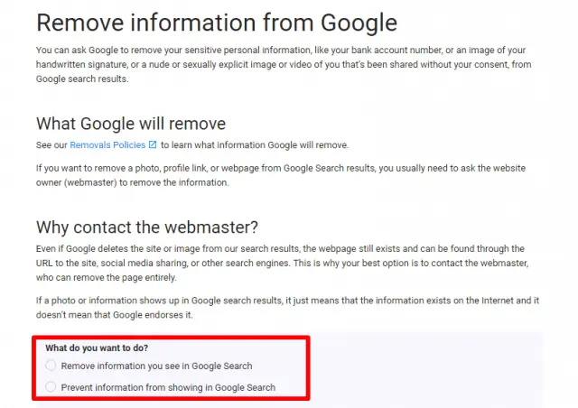 How To Remove Yourself From Google - Technical Ustad