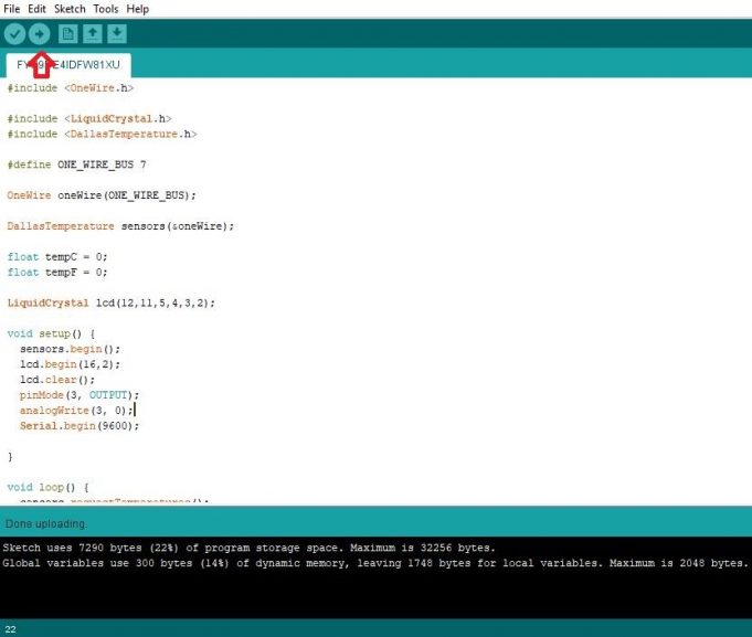 Build Diy Thermometer Monitor With Arduino Uno Ds18b20