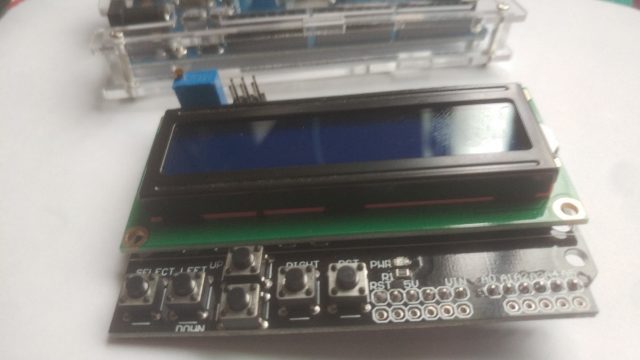 Getting started with LCD Shield, Arduino and connect the DS3231