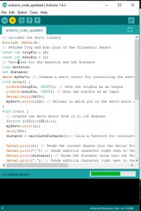 How To Build Radar with Arduino using HC-SR04 and SG90 Servo