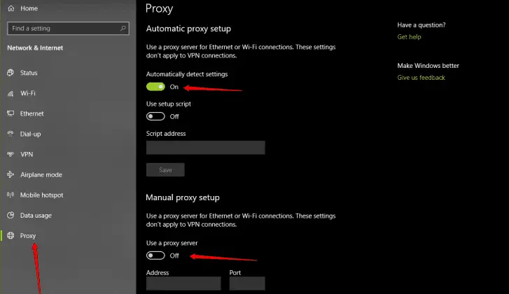 How to Reset WinHTTP Proxy Server Settings in Windows 10