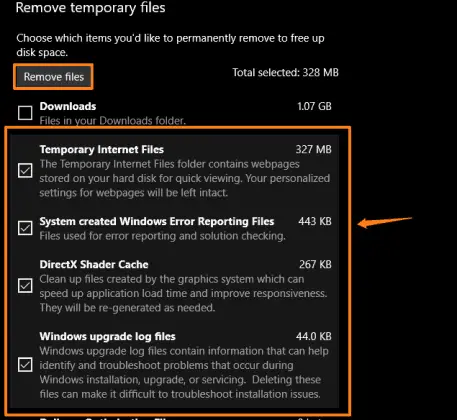 Delete System queued Windows Error Reporting files
