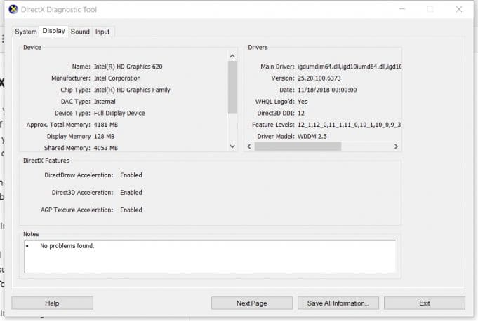 Beginners Guide To Use Directx Diagnostic Tool in Windows 10