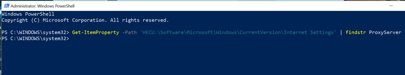 How to Reset WinHTTP Proxy Server Settings in Windows 10