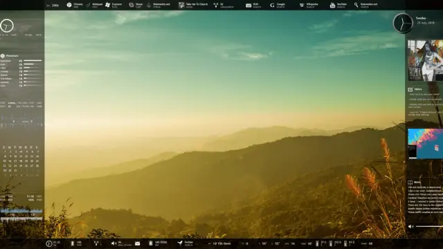 25 Best Rainmeter Skins To Customize Your Desktop [2025]