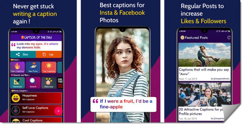 9 Of The Best Instagram Caption Generator Apps - Reviewed 🤴