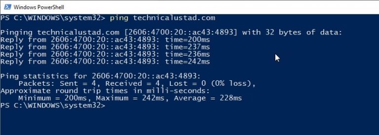 How To Ping a Website To Test The Availability of Website🤴