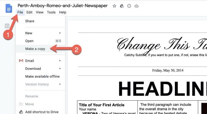 9 Of The Best Google Docs Newspaper Template To Use 🤴🤴
