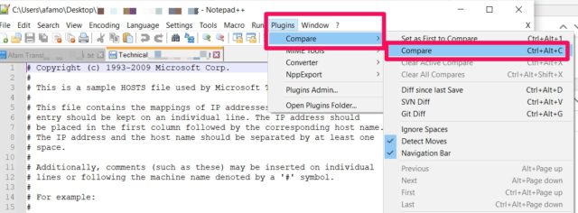 Compare Files in Notepad++ [Step-By-Step Detailed Guide]