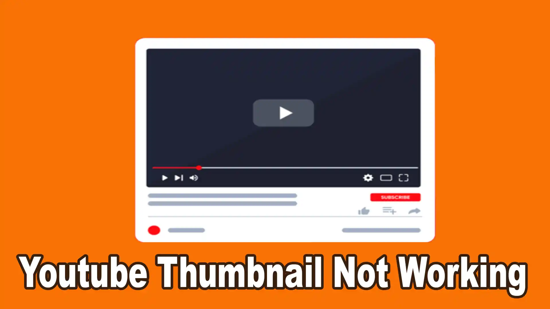 Youtube Thumbnail Not Working - A Guide To Fix It
