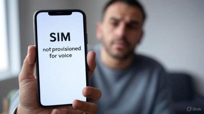 Solve SIM Not Provisioned For Voice Error in Minutes [2025]