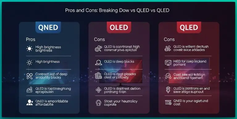 QNED vs OLED vs QLED - Display Technology Compared [2025]