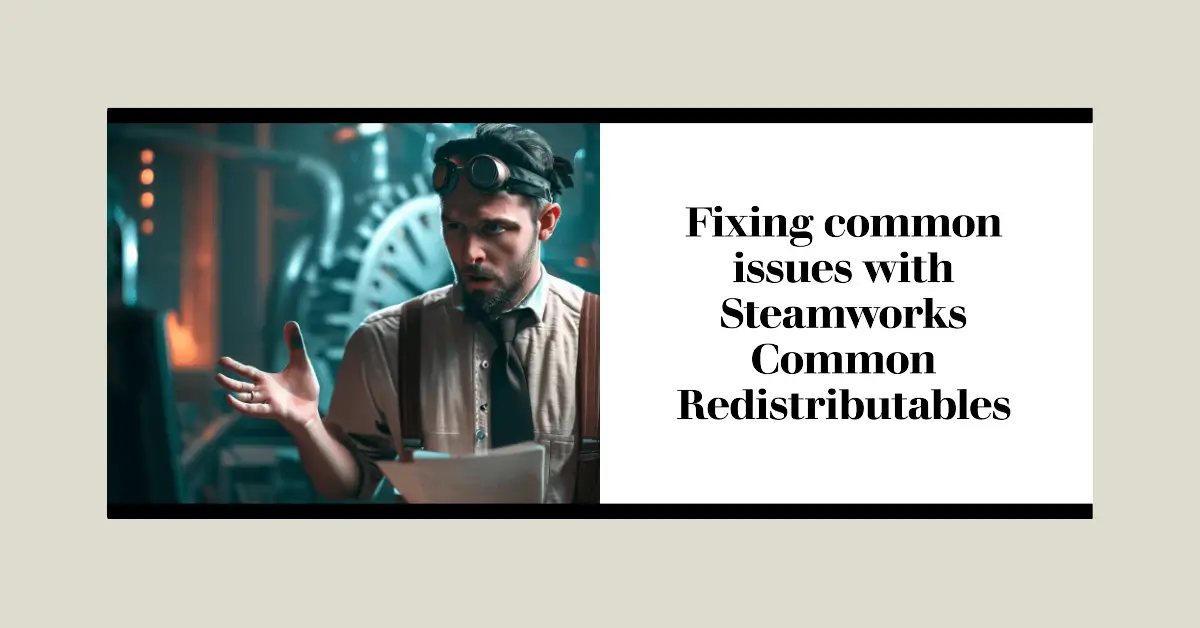 Unlocking The Secrets of Steamworks Common Redistributables