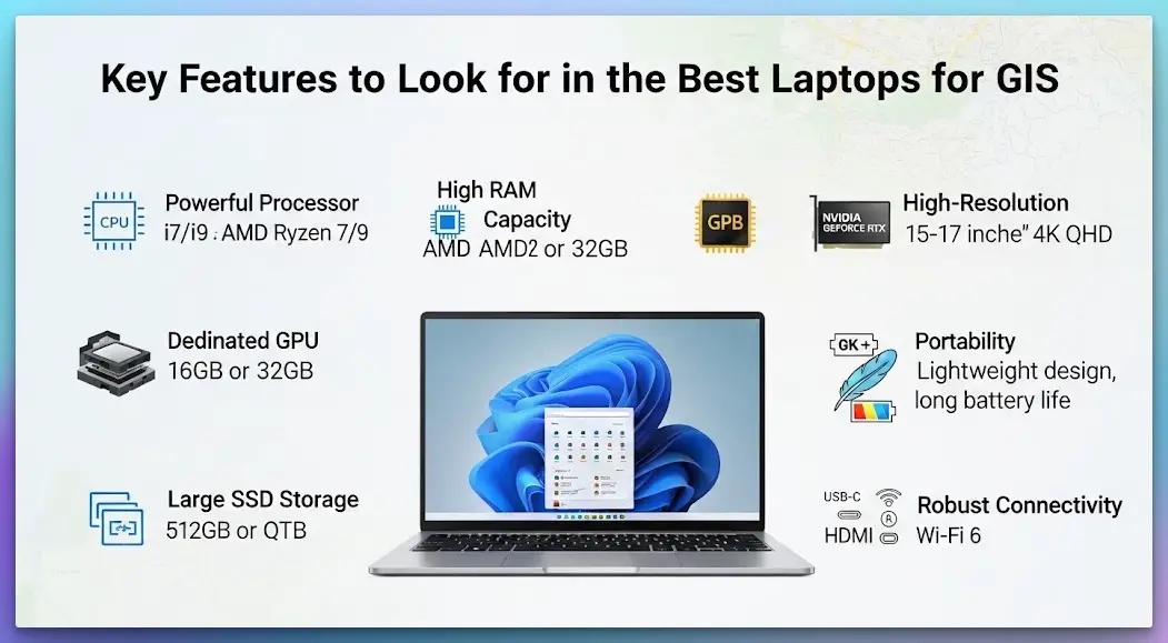7 Best Laptops For GIS - From Mapping to Modeling [2025]