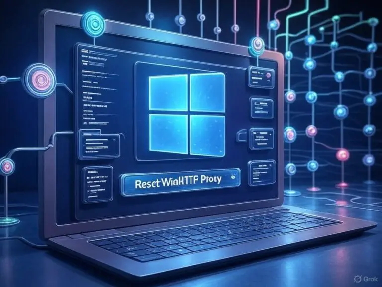 How To Reset WinHTTP Proxy Server Settings in Windows