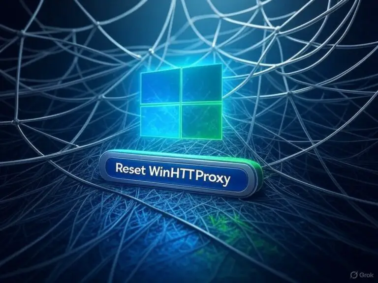 How To Reset WinHTTP Proxy Server Settings in Windows