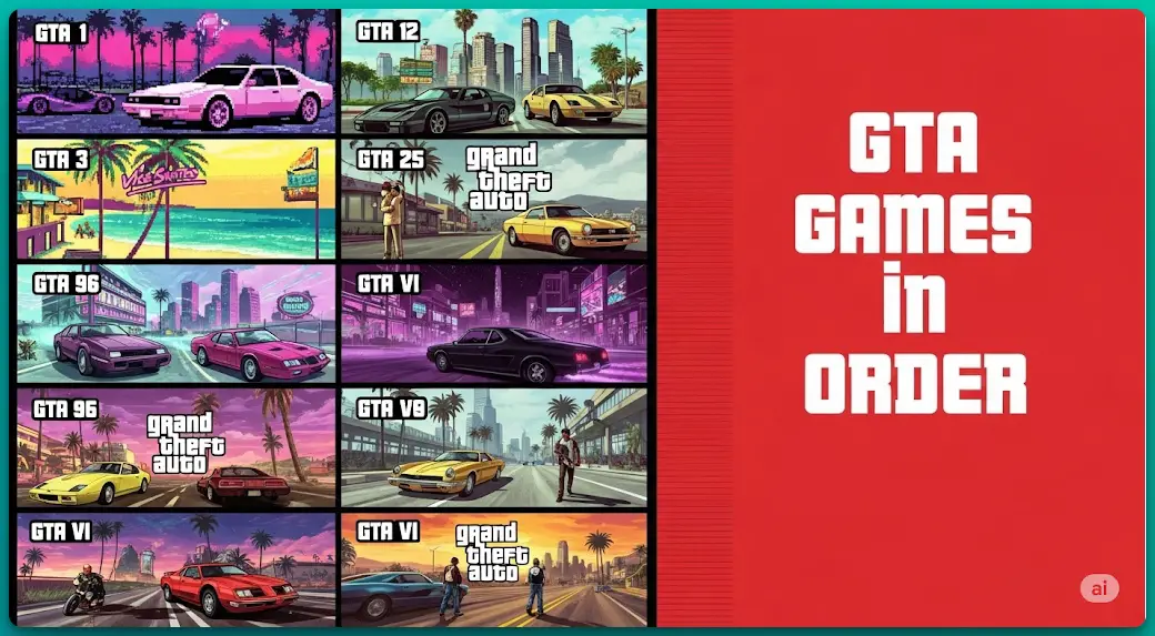 Complete GTA Games In Order List - Don’t Miss Any! [2025]