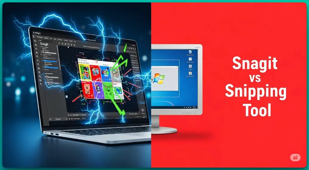 Snagit vs Snipping Tool - Head To Head Comparison [2025]